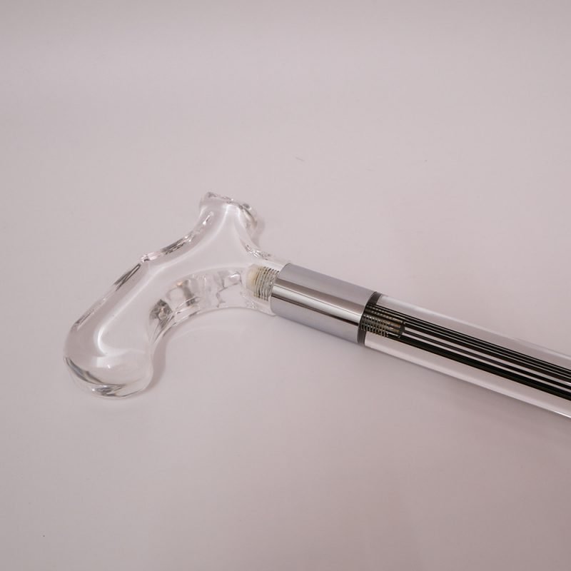 1008.121.CL-Lucite Clear Canes With Black Lines » Bayfo Inc.