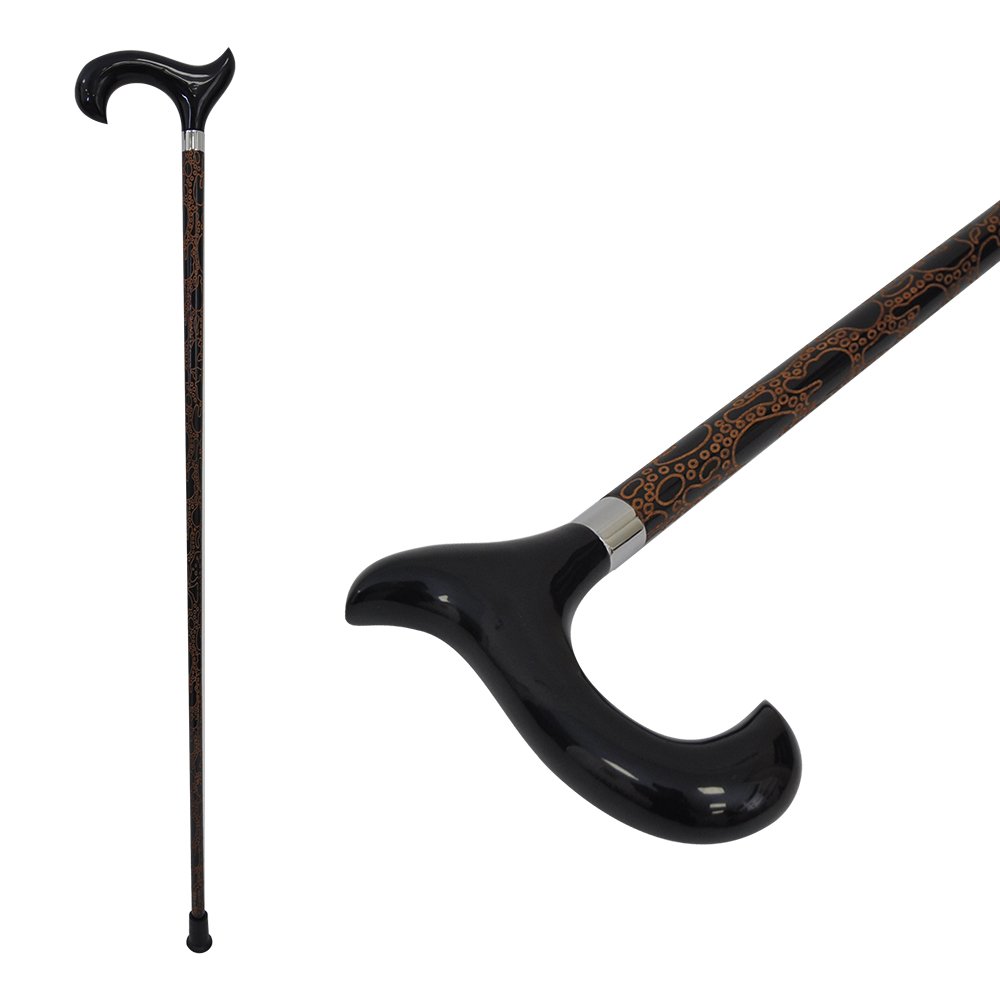 1006.807 Wonderful Rubber Wood Handle Walking Stick ø19 » Walking Canes ...