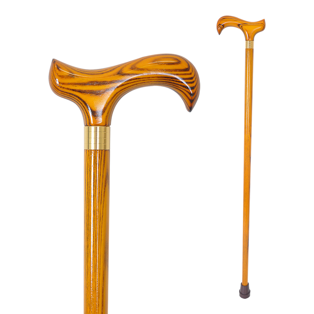 1006.003.DEA-Ash Brown Derby Handle Walking Stick » Walking Canes And ...